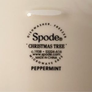 Spode | Holiday | 2 Inch Christmas Tree Spode Peppermint Dessert Tray ...